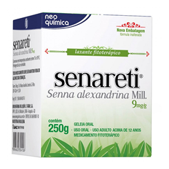 Senareti 9mg/g, caixa com 1 frasco com 250g de geleia de uso oral ...