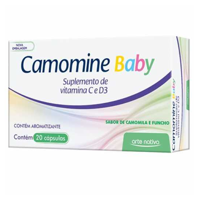 Camomine C Baby 20 Cápsulas P7898277713210 - Camomine C Baby Com 20 ...