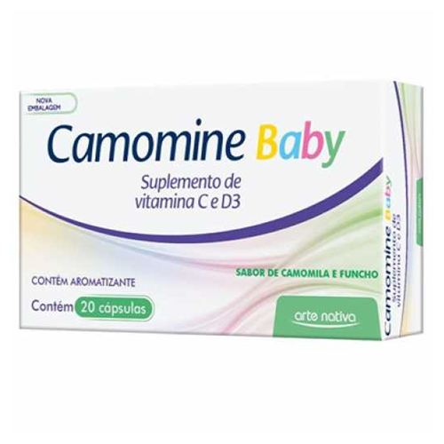 Camomine C Baby 20 Cápsulas P7898277713210 - Camomine C Baby Com 20 ...