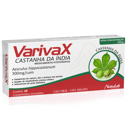 Varivax 300mg, caixa com 30 comprimidos P7899470803975 - Varivax 300Mg ...