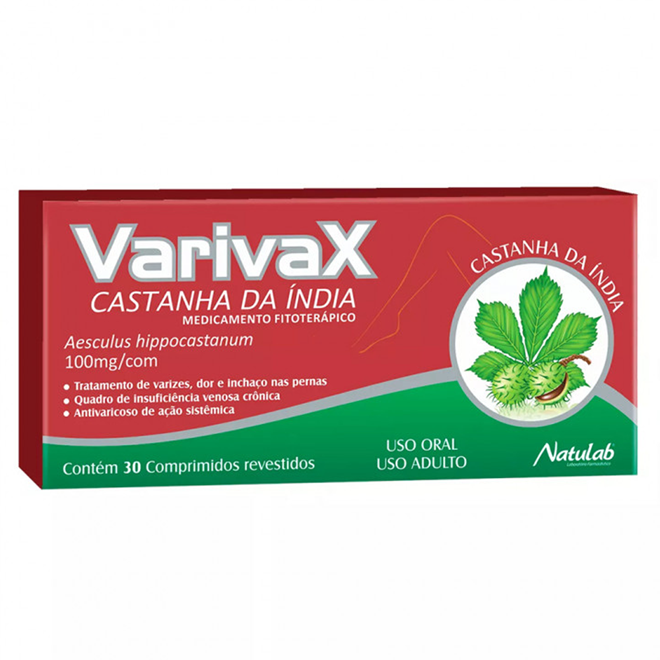 Varivax 100mg, caixa com 30 comprimidos P7898133136450 - Varivax 100Mg ...