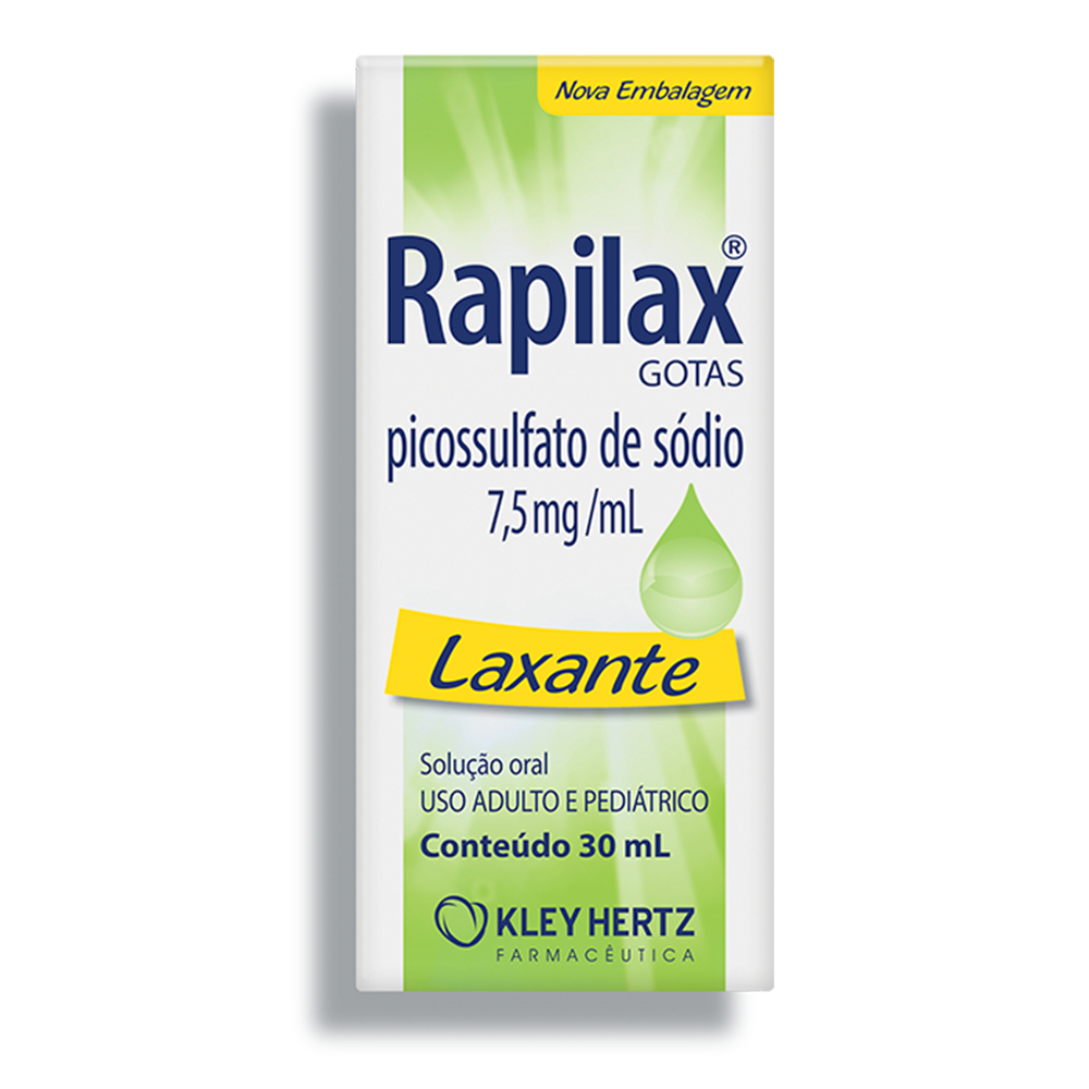 Rapilax 7,5mg/mL, caixa com 1 frasco gotejador com 30mL de solução de ...