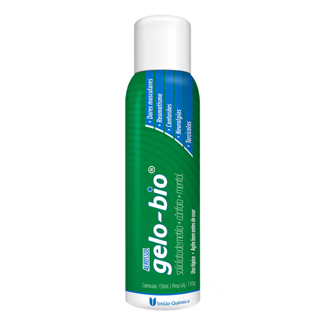 Gelo-Bio 0,0333mL/mL + 0,0333g/mL + 0,0083g/mL, frasco aerossol com ...