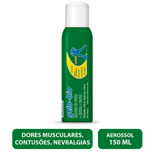 Gelo-Bio 0,0333mL/mL + 0,0333g/mL + 0,0083g/mL, frasco aerossol com ...