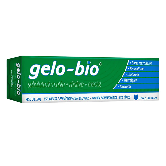 Gelo-Bio 52,2 mg/g + 44,4 mg/g + 20,0 mg/g, caixa com 1 bisnaga com 20g ...