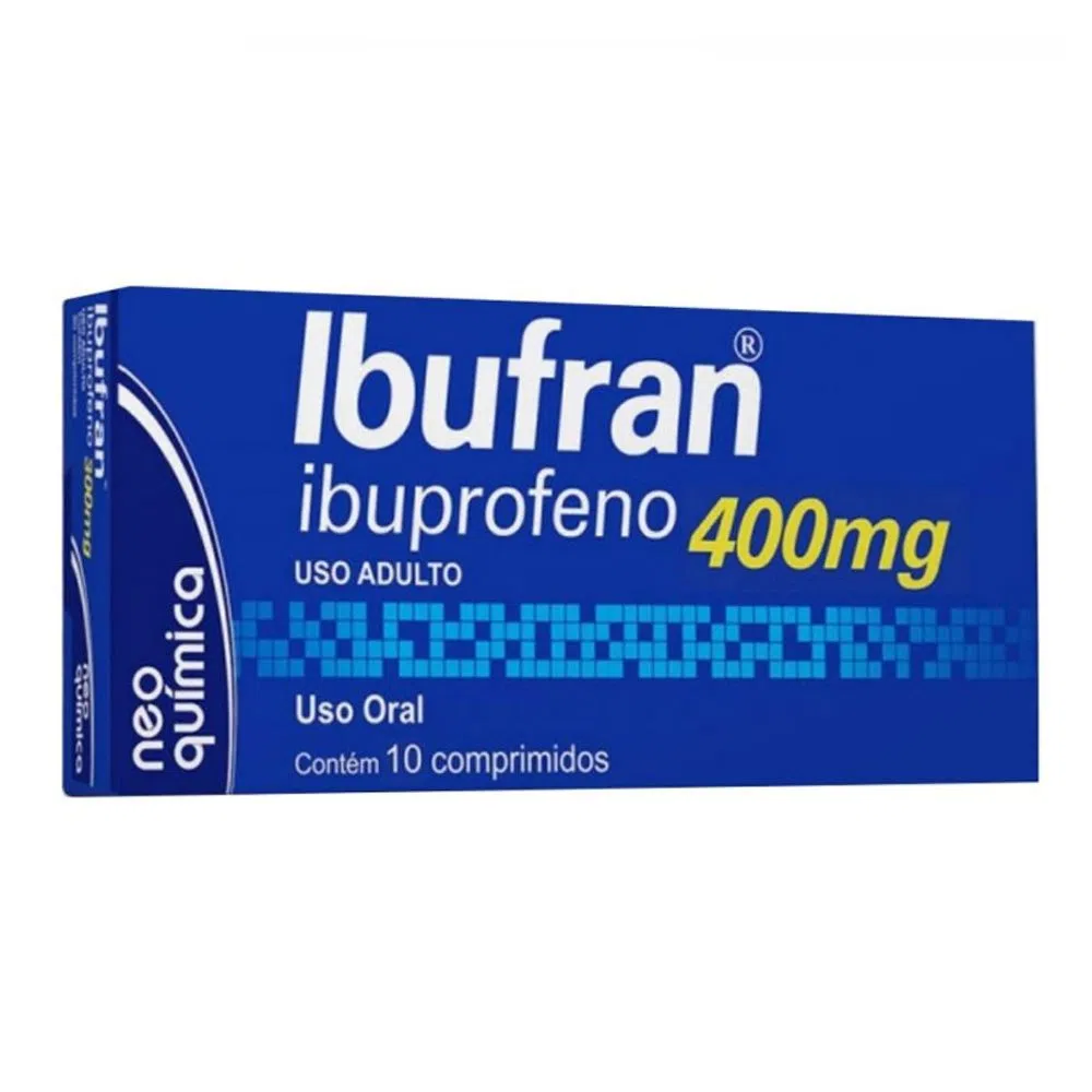 Ibufran 400mg, caixa com 10 comprimidos P7896714211190 - Ibufran 400Mg ...