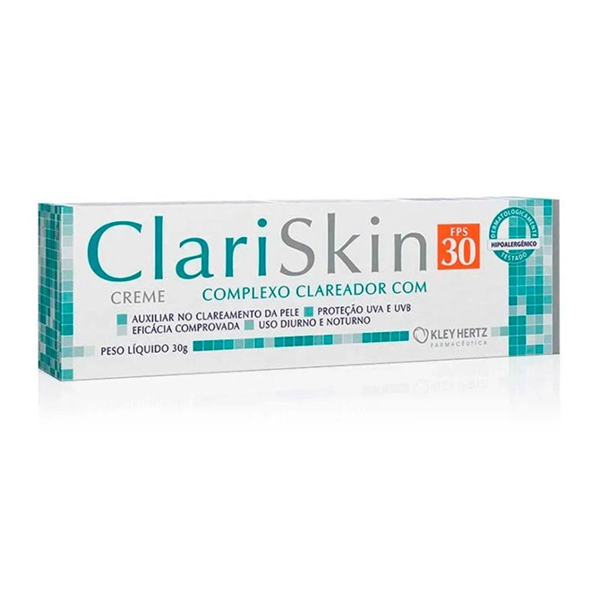 ClariSkin Creme com 30g P7896331702682 - Clariskin Creme Com 30G Hertz ...