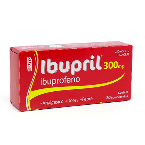 Ibupril Comprimido 300mg, caixa com 20 comprimidos P7896112140931 ...