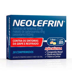 Neodia 1,5mg, caixa com 1 comprimido P7896714213446 - Neolefrin Com 20 ...