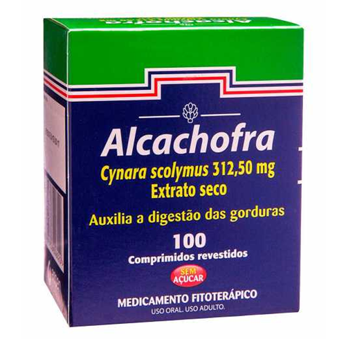 Alcachofra - Aspen Pharma 312,5mg, caixa com 100 comprimidos revestidos ...