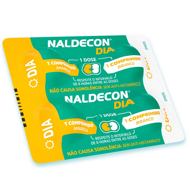 NALDECON DIA C/4 CPR RECKITT - Naldecon Dia Com 4 Comprimidos Reckitt ...