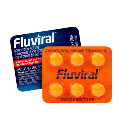 FLUVIRAL 400+4+4MG C/6 CPR HYPERA - Fluviral Com 6 Comprimidos Hypera ...