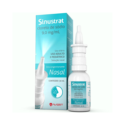 Sinustrat 9,0mg/mL, caixa com 1 frasco com 30mL de solução de uso nasal ...