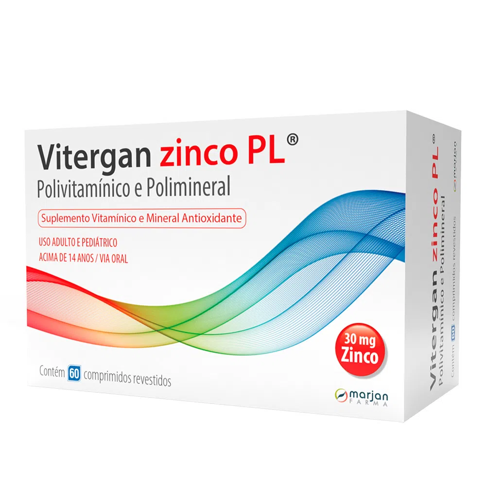 VITERGAN ZINCO PLUS C/60 CPR MARJAN - Vitergan Zinco Plus Com 60 ...