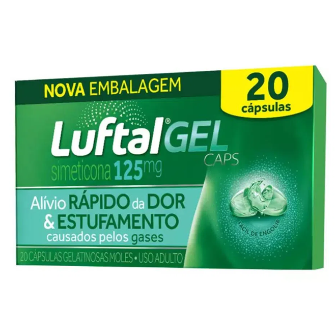 LUFTAL MAX 125MG C/20 CAPS RECKITT - Luftal Gel 125Mg Com 20 Cápsulas ...