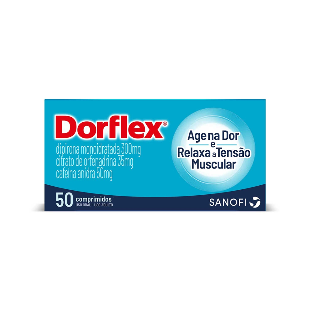 Dorflex 35mg + 300mg + 50mg, caixa com 50 comprimidos P7891058020941 ...