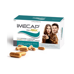 Imecap Hair Max caixa com 30 cápsulas P7898040328023 - Imecap Hair Max ...