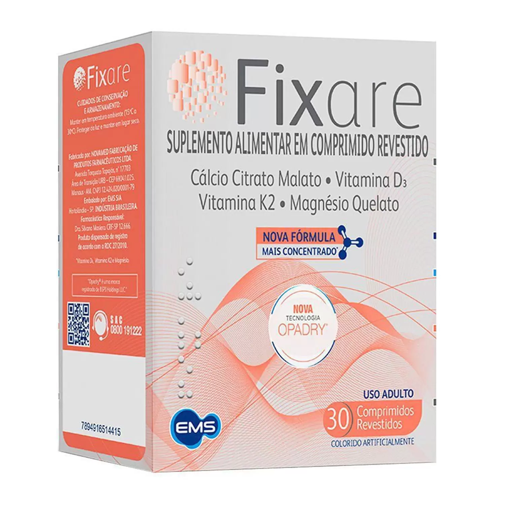 FIXARE C C/30 CPR SIGMA - Fixare C Com 30 Comprimidos EMS - SIGMA / EMS