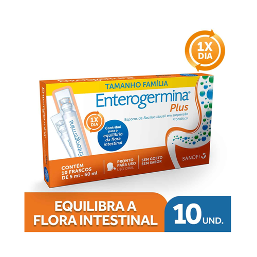 ENTEROGERMINA PLUS 4BCFU C/10 FLAC BOEHRINGER - Enterogermina Plus ...