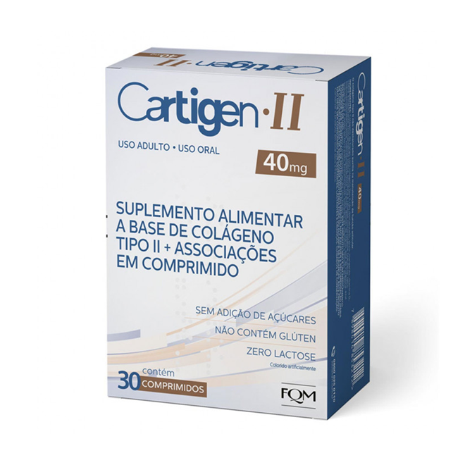 Cartigen II 40mg, caixa com 30 comprimidos P7898414853212 - Cartigen Il ...