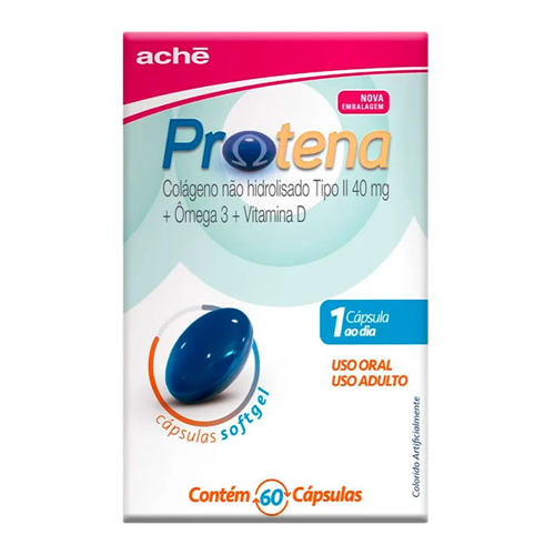 Protena 40mg, frasco com 60 cápsulas P7896658033575 - Protena 40Mg Com ...