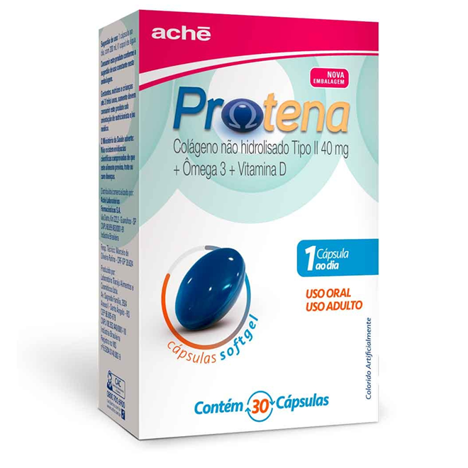 Protena 40mg, frasco com 30 cápsulas P7896658033568 - Protena 40Mg Com ...