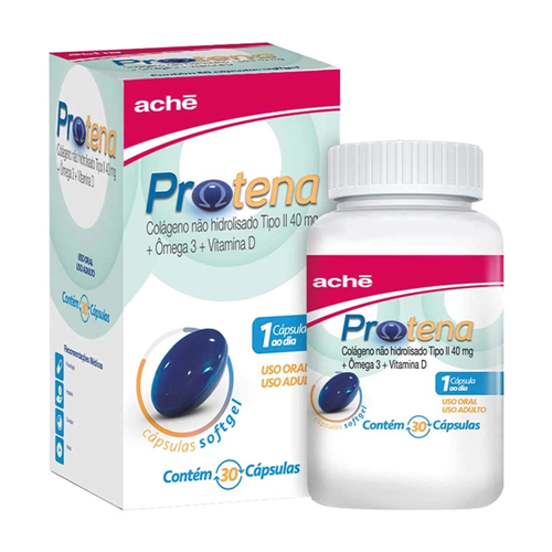 Protena 40mg, frasco com 30 cápsulas P7896658033568 - Protena 40Mg Com ...