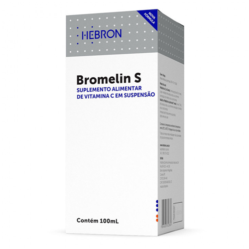 Bromelin S frasco com 100mL de solução oral P7896685302880 - Bromelin S ...