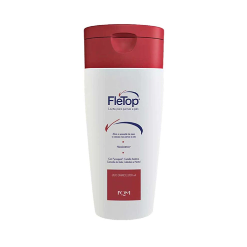 Loção para Pernas e Pés FleTop 200mL P7898040324438 - Fletop Loção Para ...