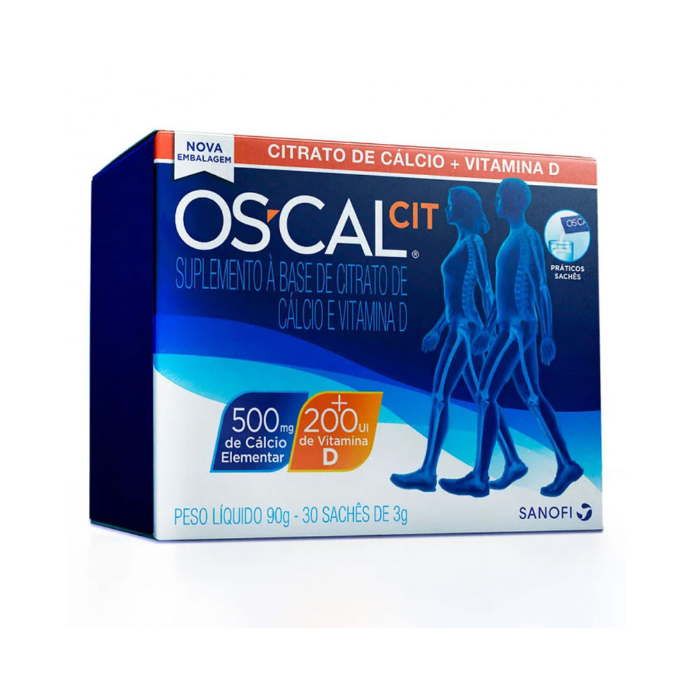 OsCal Cit caixa com 30 sachês P7891058020576 - Oscal Cit Com 30 Sachês ...