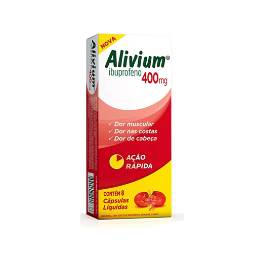 Alivium Cápsula 400mg, caixa com 8 cápsulas gelatinosas P7891142201621 ...