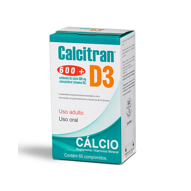 Calcitran D3 caixa com 60 comprimidos P7898414850617 - Calcitran D3 Com ...