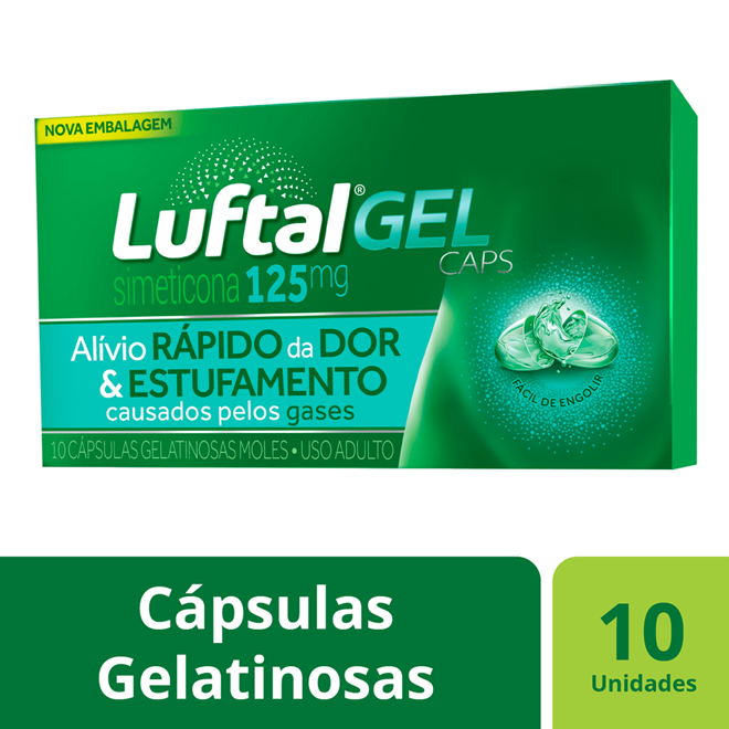 LUFTAL MAX 125MG C/10 CAPS RECKITT - Luftal Gel 125Mg Com 10 Cápsulas ...