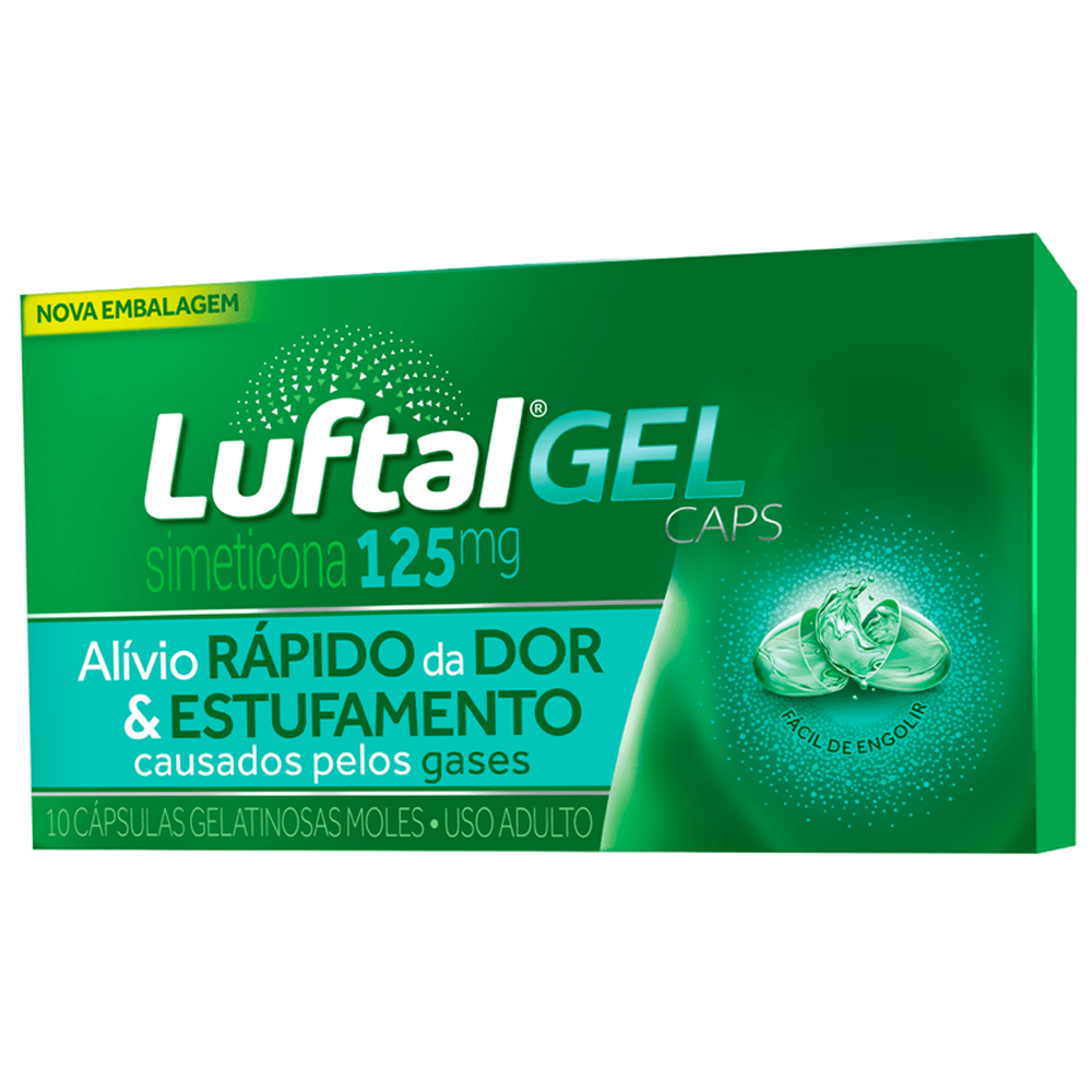 LUFTAL MAX 125MG C/10 CAPS RECKITT - Luftal Gel 125Mg Com 10 Cápsulas ...