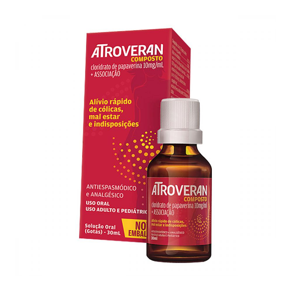 ATROVERAN 10MG GTS 30ML HYPERA - Atroveran 10Mg Com 30Ml Hypera - HYPERA
