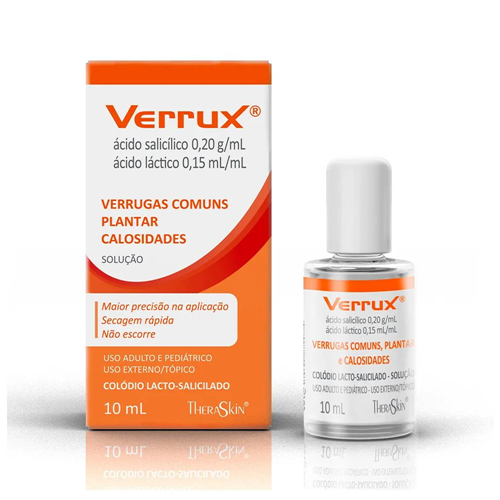 Verrux 165mg/mL + 145mg/mL, caixa com 1 frasco com 10mL de solução de ...