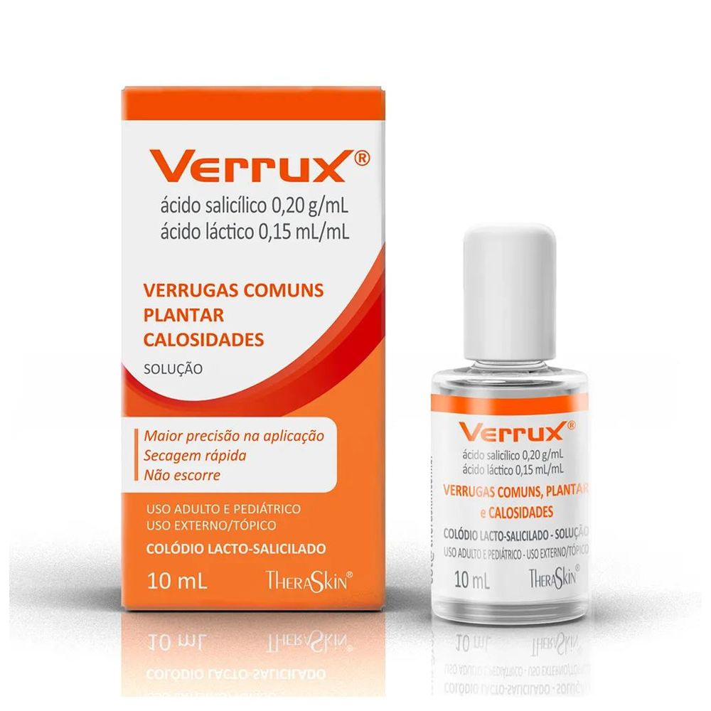 Verrux 165mg/mL + 145mg/mL, caixa com 1 frasco com 10mL de solução de ...