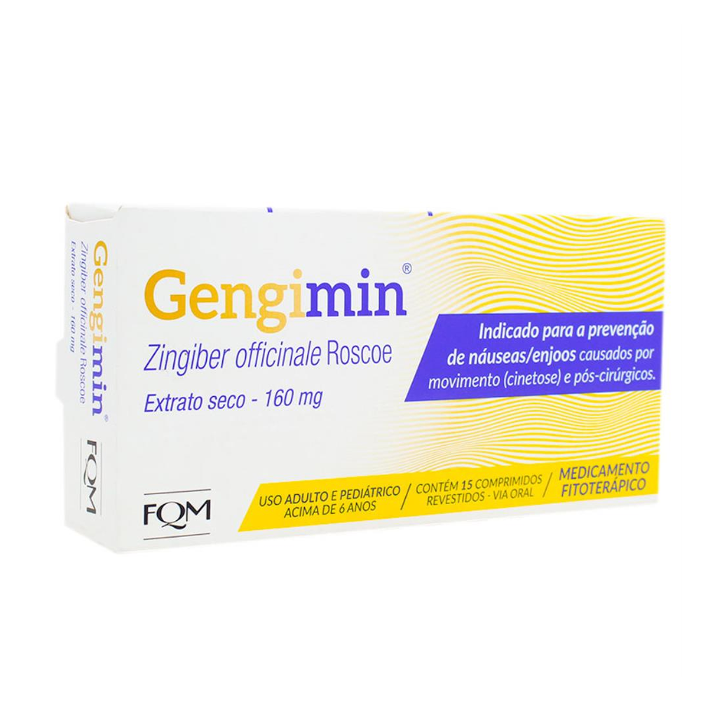 GENGIMIN 160MG C/15 CPR FARMOQUIMICA - Gengimin 160Mg Com 15 ...