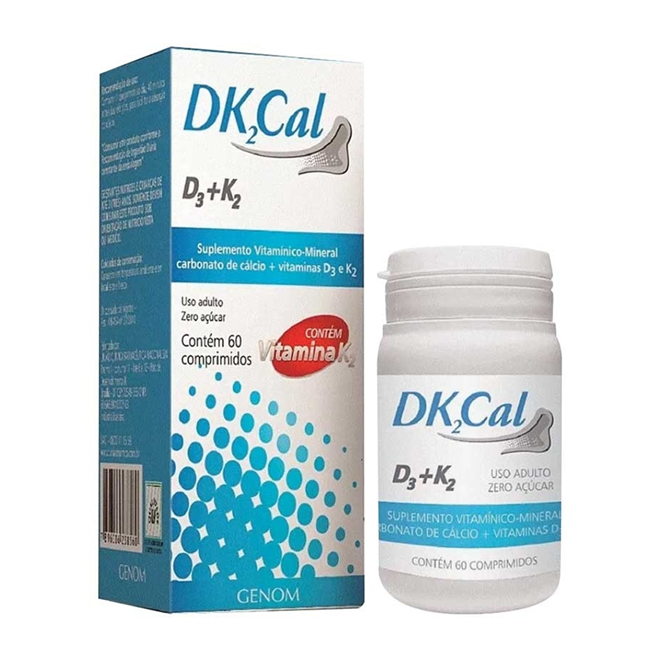 DK2 Cal frasco com 60 comprimidos P7896006238560 - Dk2 Cal Com 60 ...