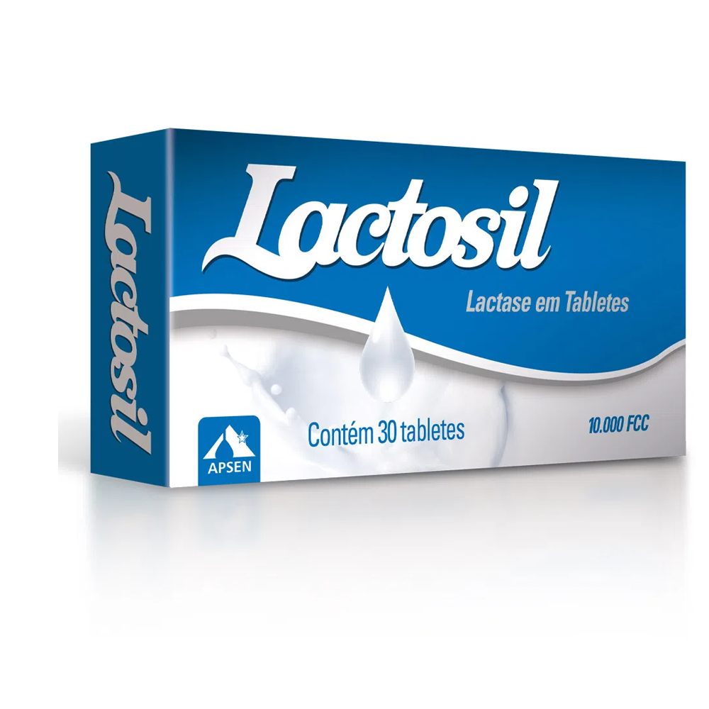 Lactosil Tablete 10.000FCC, caixa com 30 tabletes P7896637026802 ...