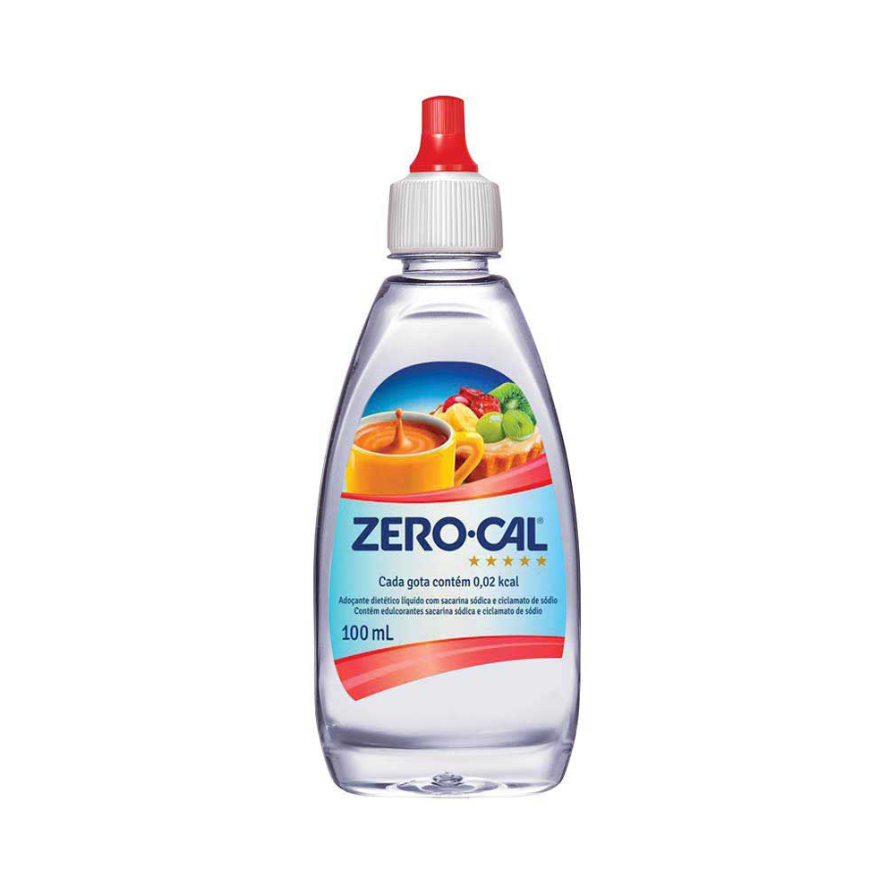 Adoçante Zero-Cal 100mL P7896094910904 - Adoçante Zero-Cal Com 100Ml ...