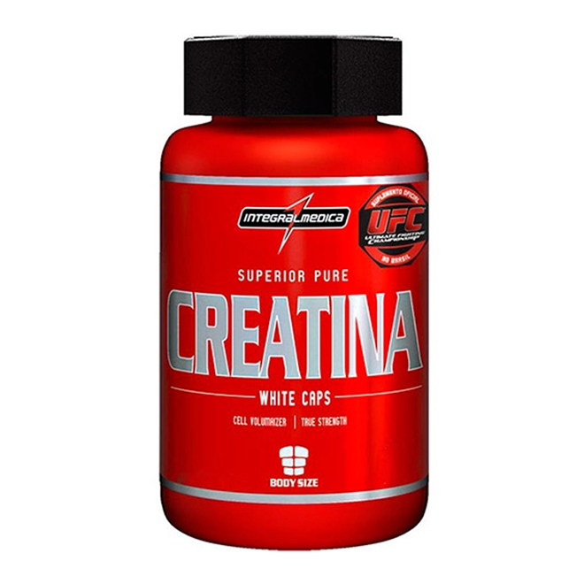 Creatina White Caps Integralmedica frasco com 60 cápsulas ...
