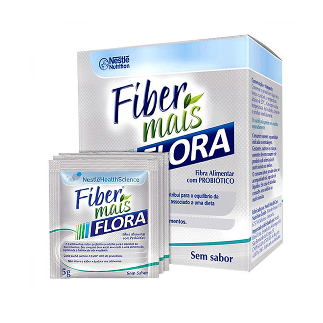 FIBER MAIS FLORA C/6 SACHES 5G NESTLE - Fiber Mais Flora 6 Sachês Com ...