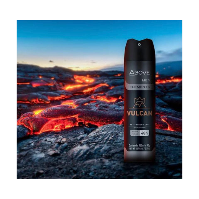 DES ABOVE AERO ELEMENT VULCAN ACO 150ML - Desodorante Above Men Aerosol ...