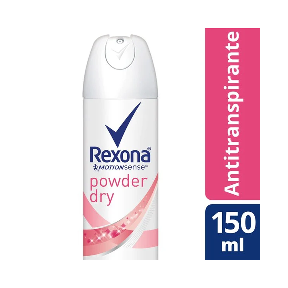 Desodorante Feminino Rexona Motionsense powder dry, aerosol, 150mL P7791293032436 - Desodorante ...