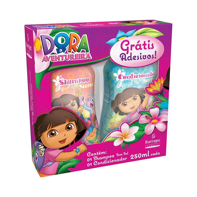 Kit Dora a Aventureira Biotropic Shampoo + Condicionador, 250mL cada ...
