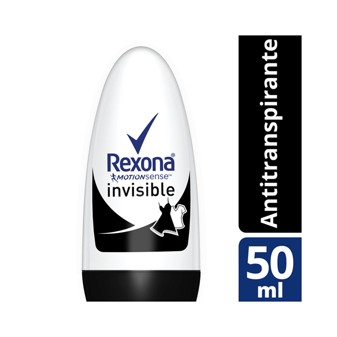 Desodorante Masculino Rexona Motionsense invisible, roll-on, 50mL ...