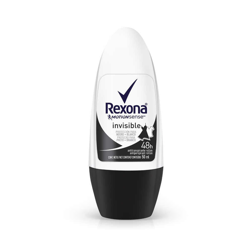 Desodorante Masculino Rexona Motionsense invisible, roll-on, 50mL ...