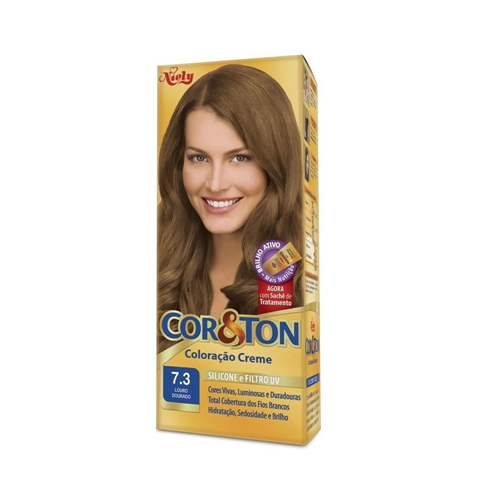 Tintura Cor & Ton mini, nº 7.3 louro dourado P7896000706089 - Tintura ...