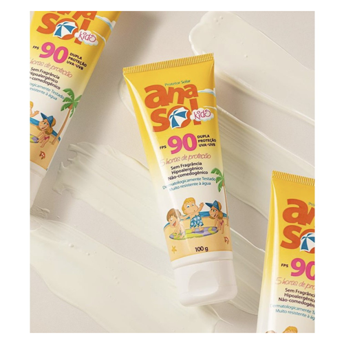 Protetor Solar Anasol Kids FPS 90, 100g P7897230302454 - Protetor Solar ...